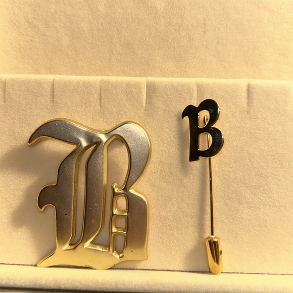 Jewelry | Letter B Stick Pin And Brooch | Poshmark